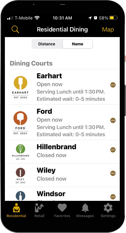 Download Our Dining App